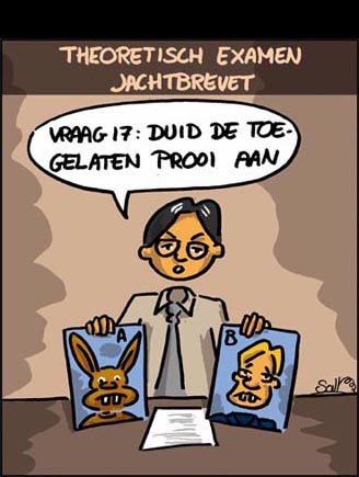 Theoretisch examen jachtbrevet